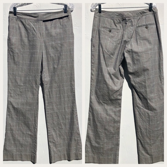 Etcetera | Pants & Jumpsuits | Etcetera Plaid Cotton Blend Stretch ...